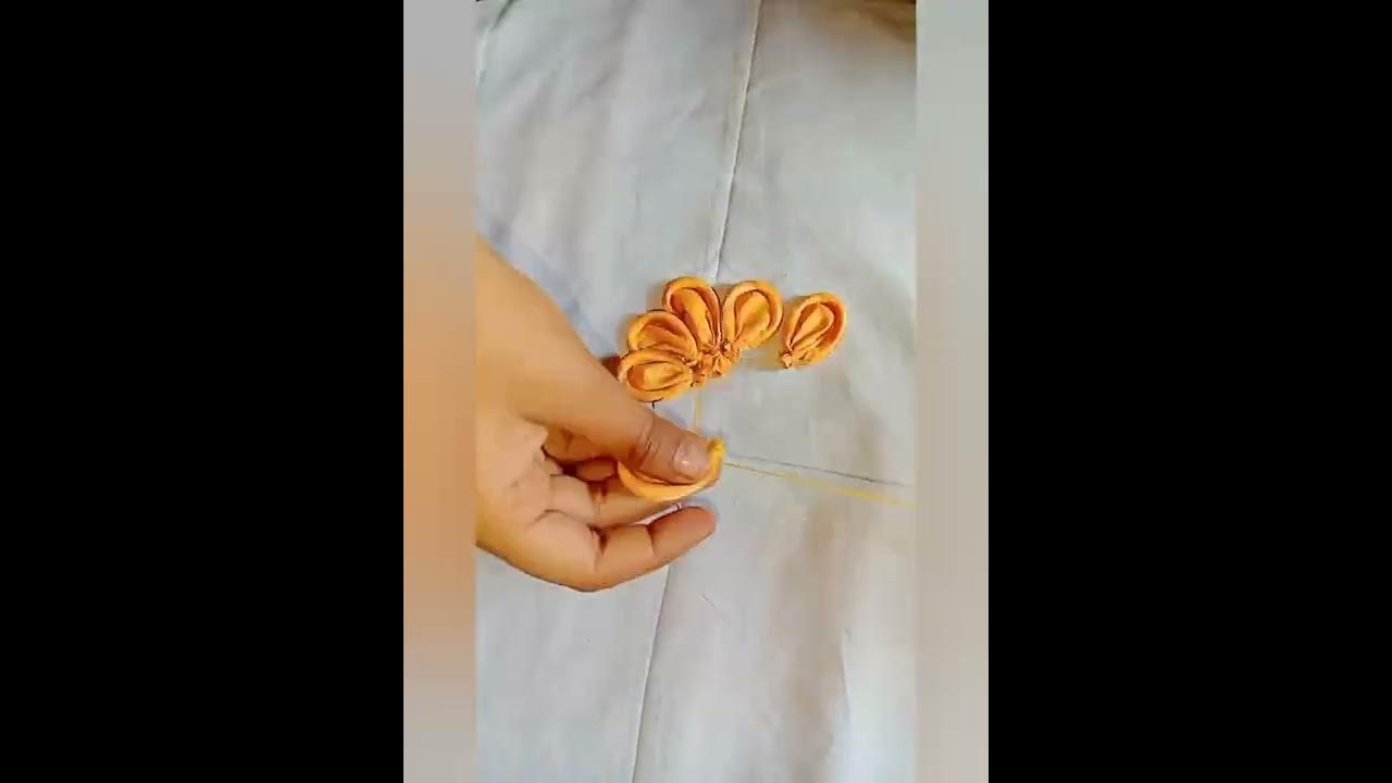 # kapde se flower banane ka Aasan tarika👌 - YouTube