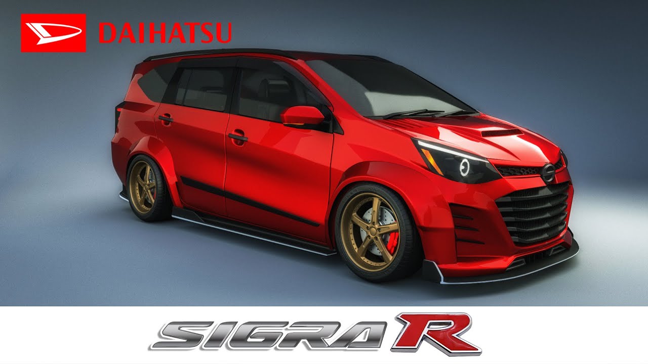 MODIFIKASI DIGITAL DAIHATSU SIGRA | SIGRA R | TAMPILAN MAKIN SPORTY DAN ...