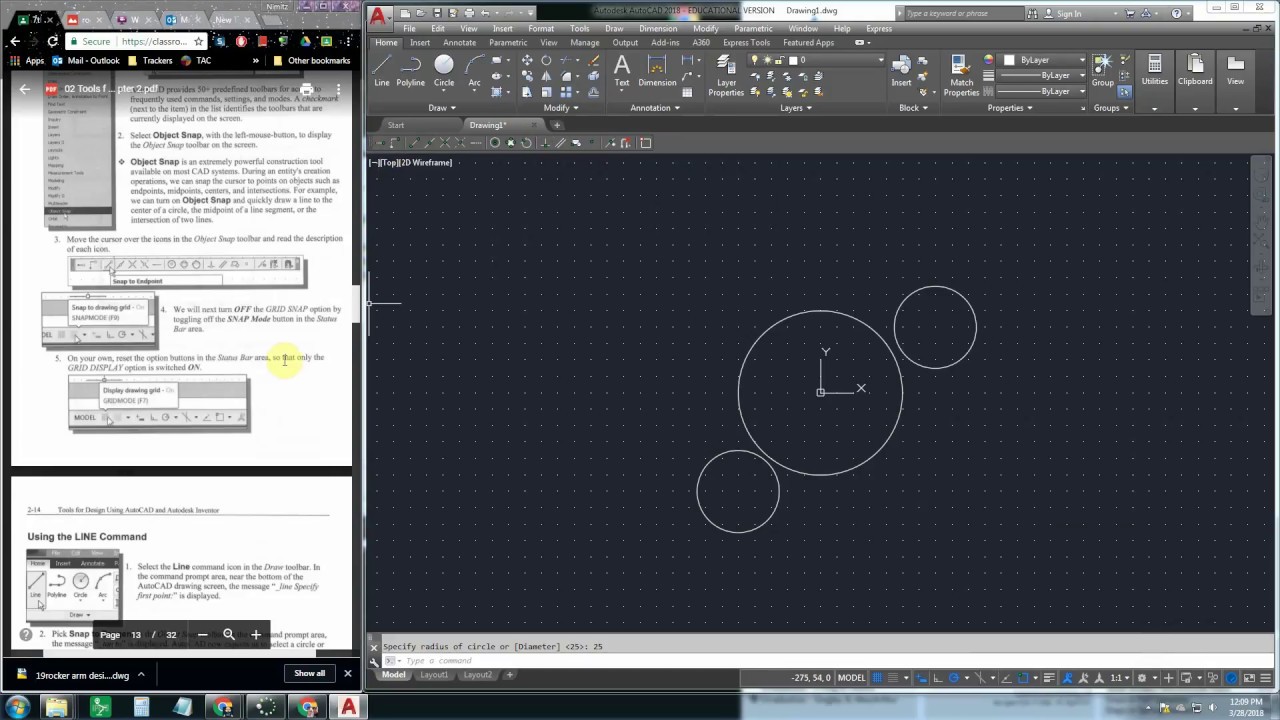 Rocker Arm Drawing Chapter 2 part 2 - YouTube