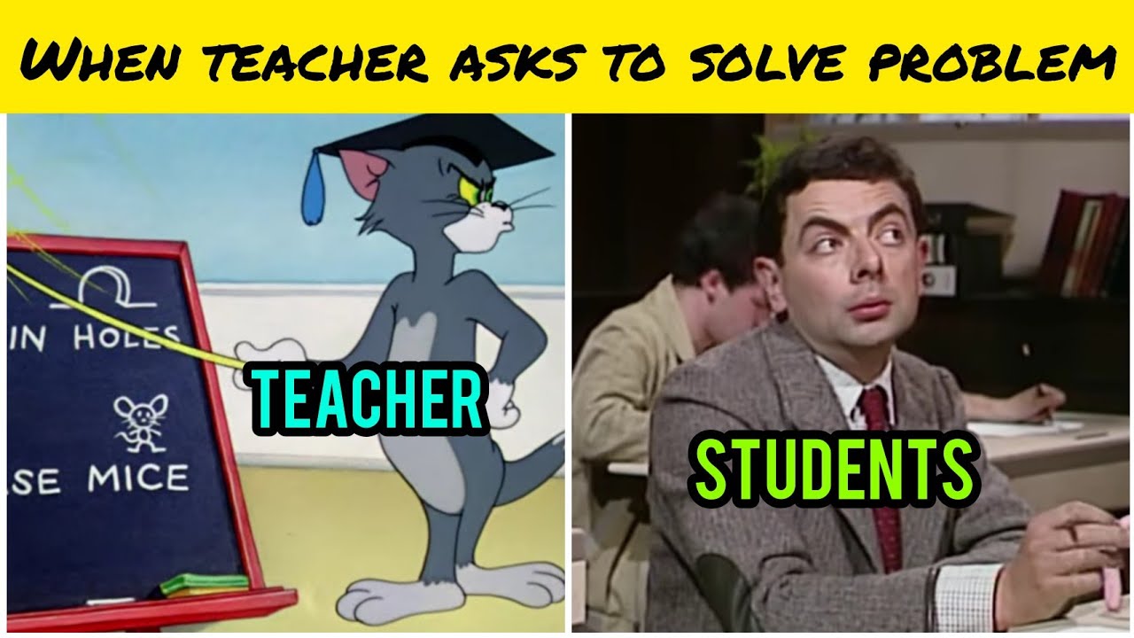 When Teacher Asks Student To Solve Maths Problem in Board Meme - YouTube
