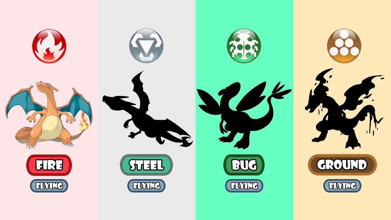 Charizard Type Swap 2020 - Steel, Bug, Ground Type. - YouTube