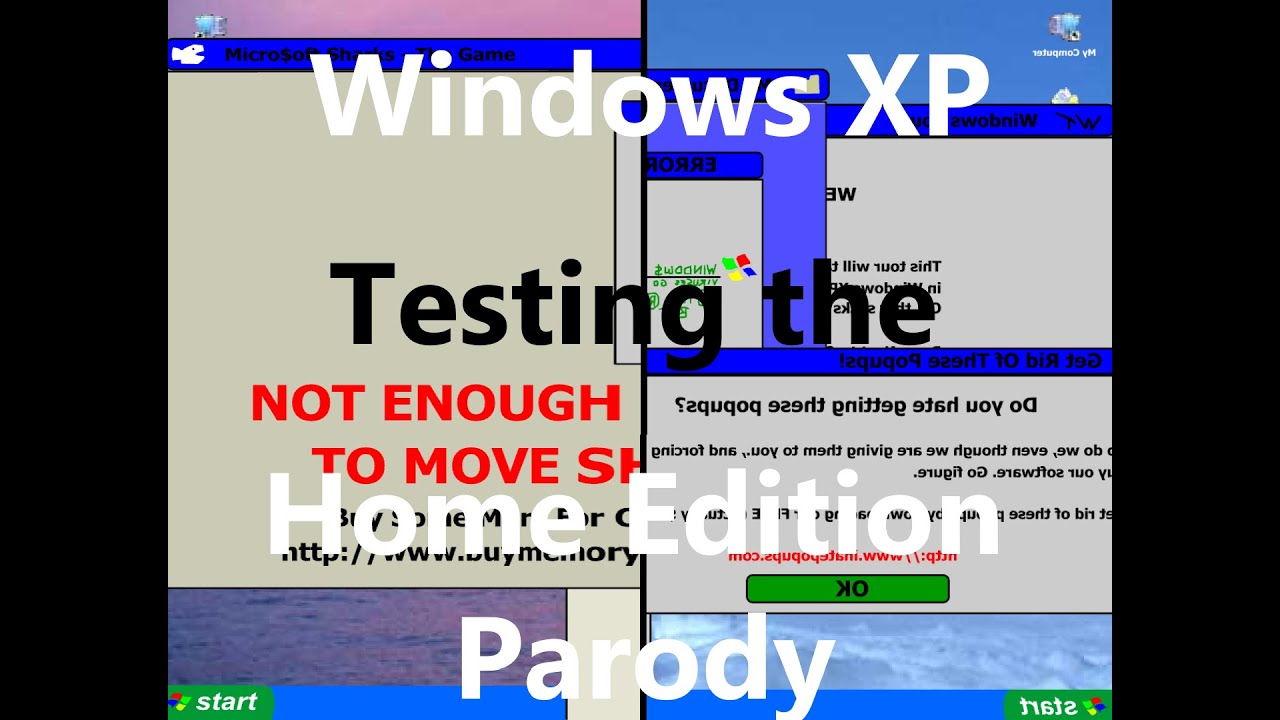 Testing the Windows XP: Home Edition Parody - YouTube