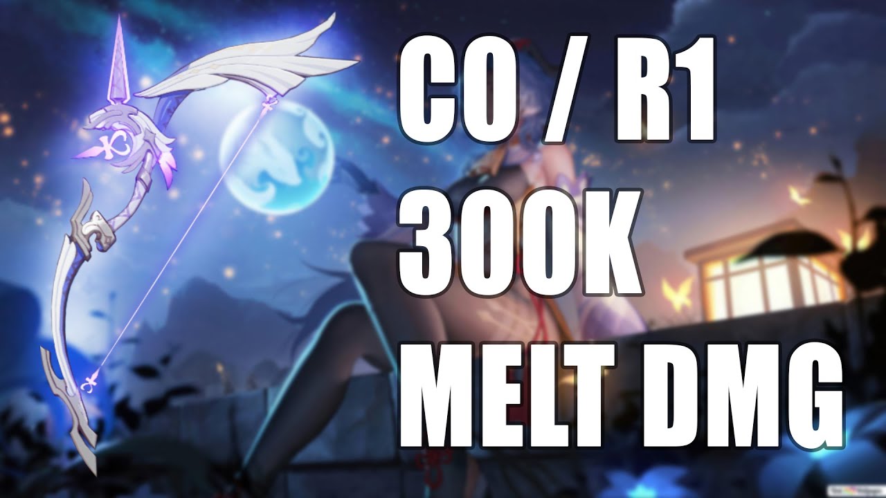 Genshin Impact | Ganyu C0 Amos Bow R1 Melt - YouTube