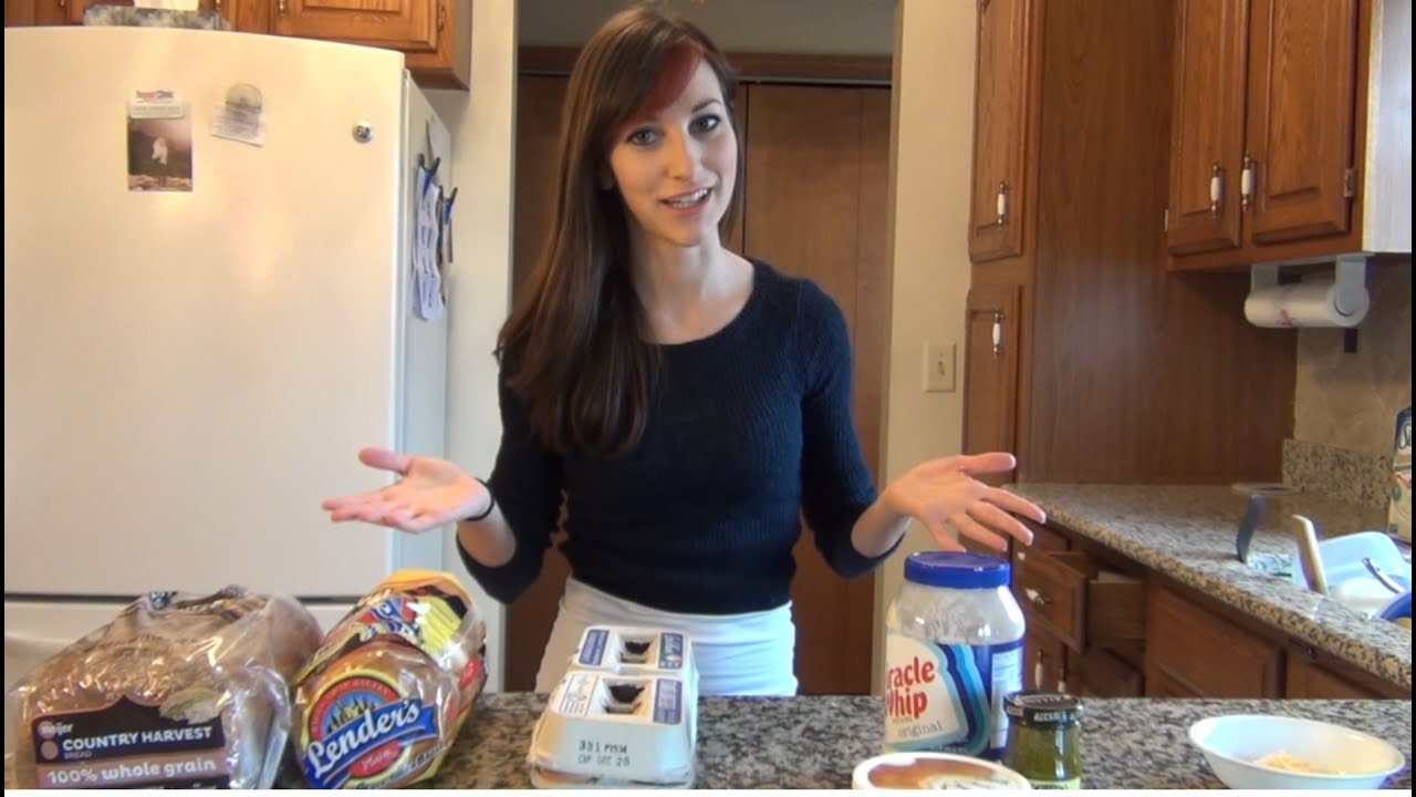 COOKIN WITH KATE: Fried Egg Sandwich - YouTube