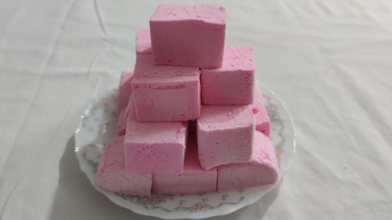 Marshmallow | homemade marshmallow recipe | @mugikitchen4335 - YouTube