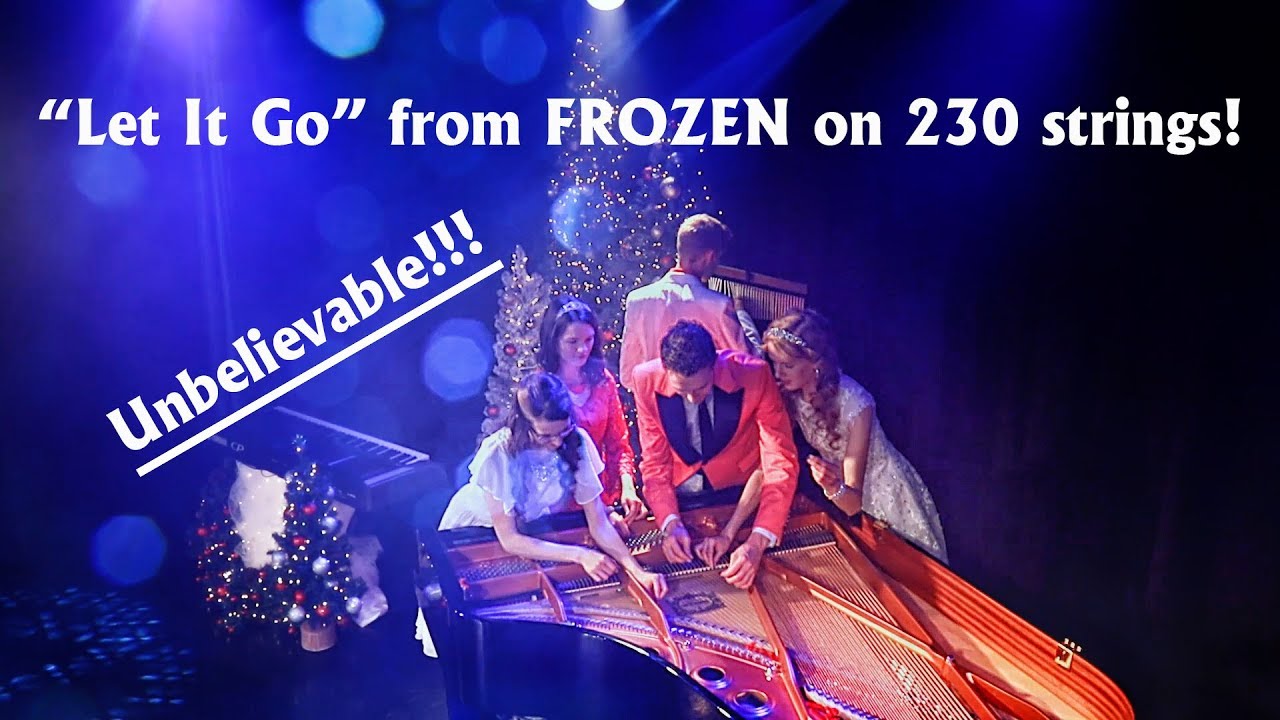 Unbelievable version of FROZEN “Let It Go” on 230 strings - Disney ft ...