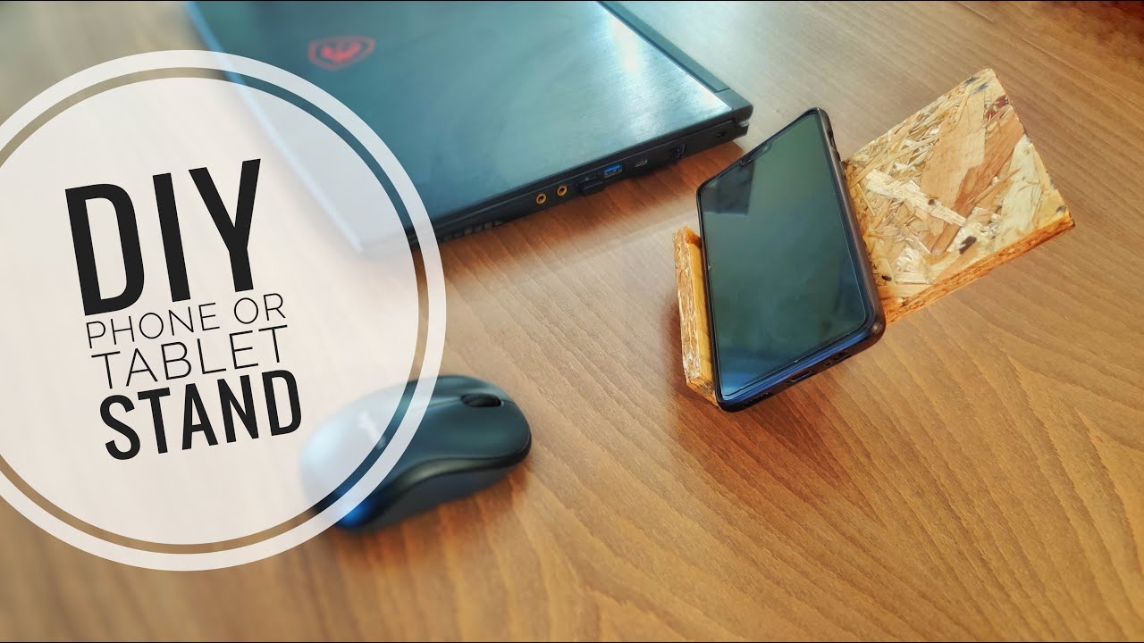 DIY | Stand for Phone or Tablet, Make Easy Quickly - Wood Projects Diy ...