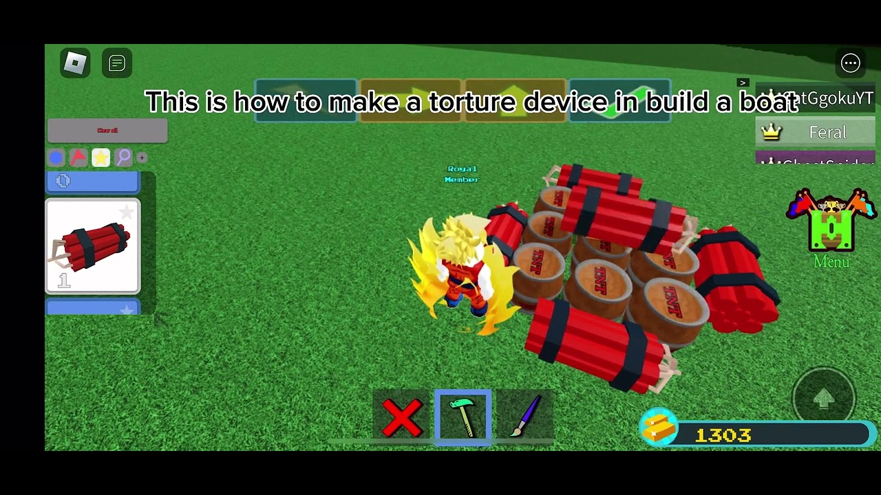 How to make a torture device in build a boat Bc why not :) - YouTube
