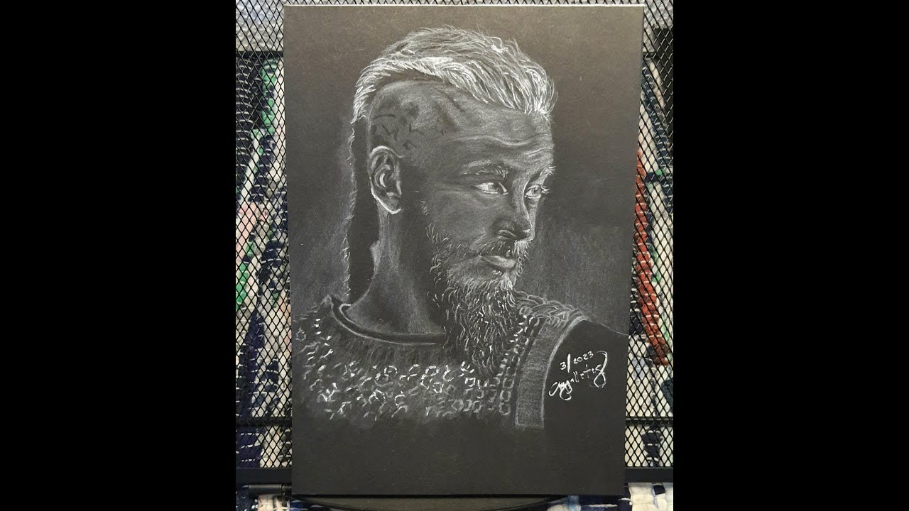 My Art Passion | Portrait | Travis Fimmel (Ragnar.Lothbrok) | Viking TV ...