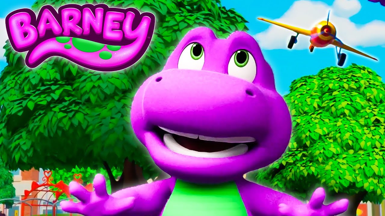 Planes in the Playground! | Meet Barney | Kids Cartoon! - YouTube