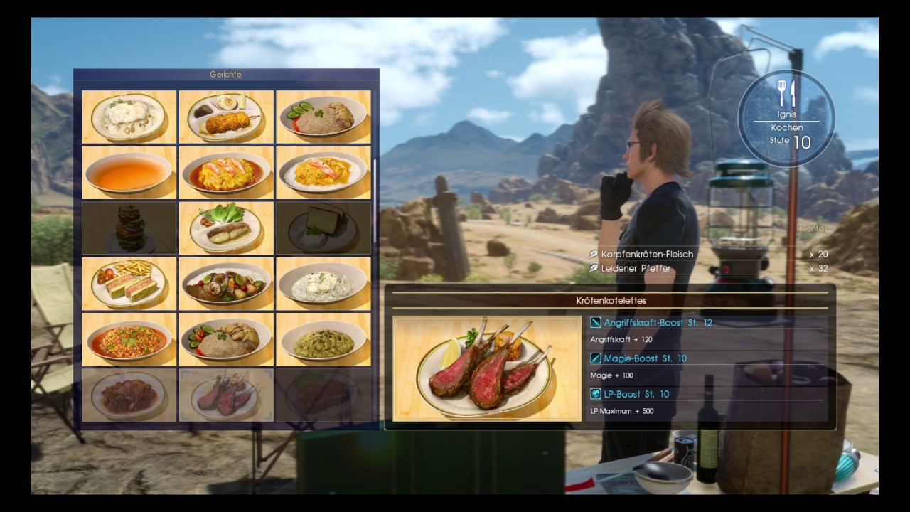 Camping with Aranea - FINAL FANTASY XV - YouTube