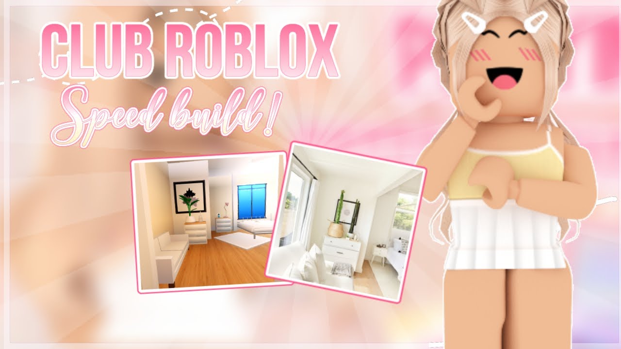 Club Roblox speed build! *WHITE THEMED* | ROBLOX - YouTube
