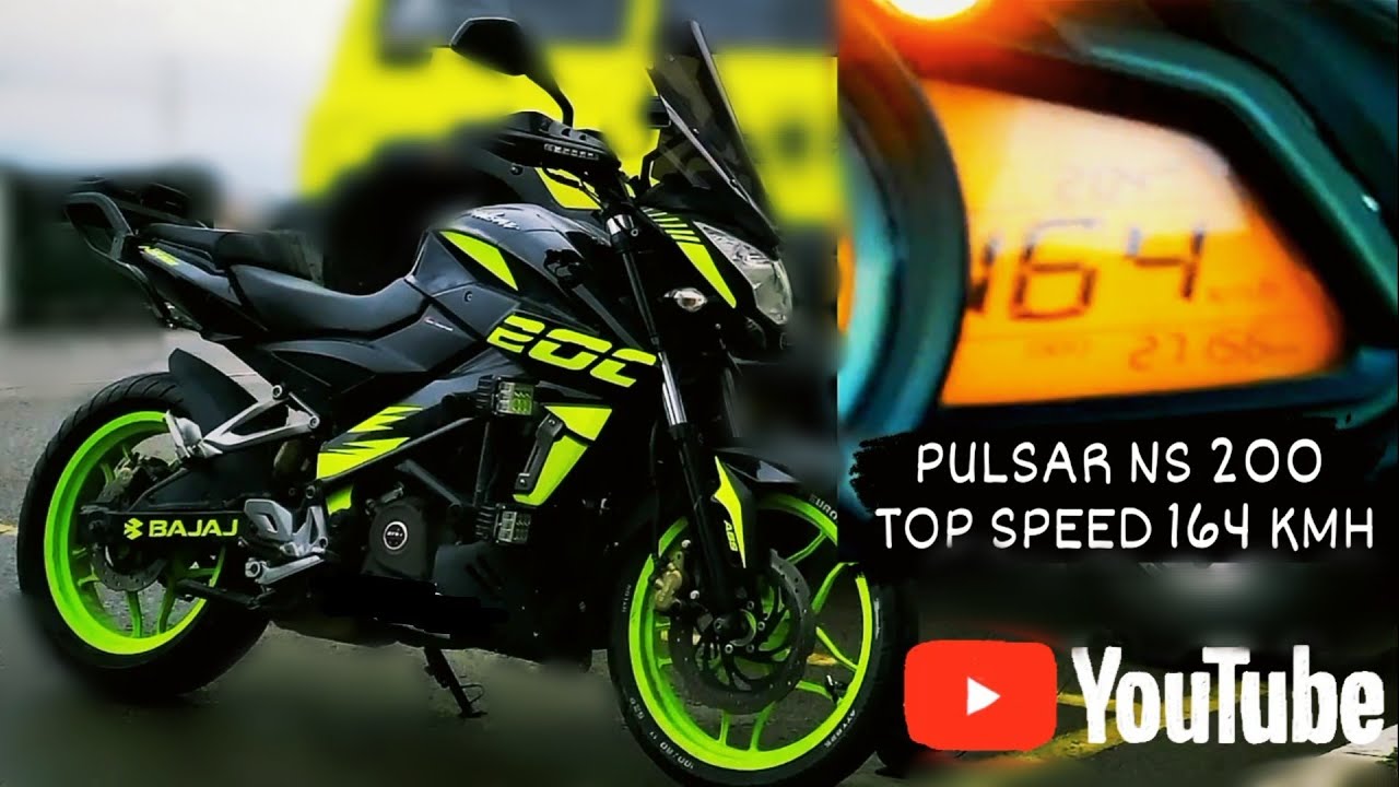 Pulsar NS 200 | TOP SPEED | 164 Kmh | REDLİNE | 2016 MODEL | stok - YouTube