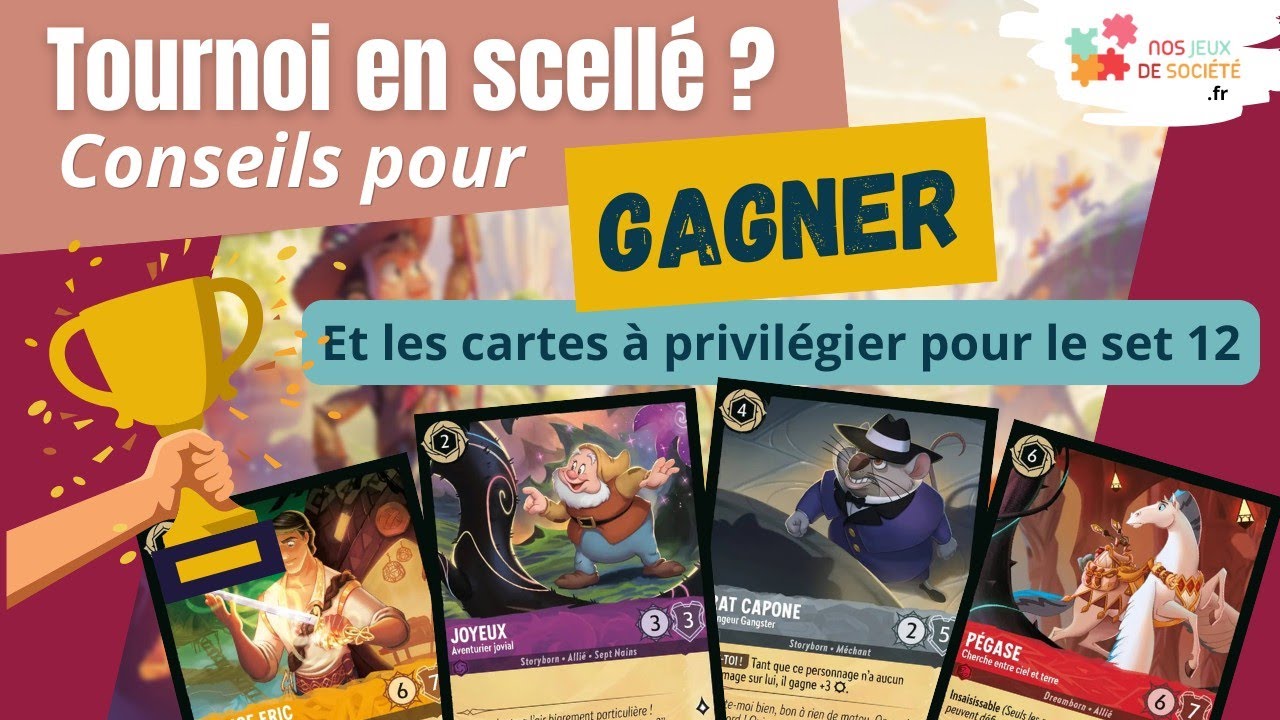 Scellé Chapitre 12 : Comment construire mon deck sur une AP Lorcana ...