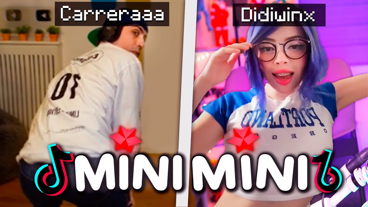 DONANDO a STREAMERS para BAILAR el MINI MINI 😎 - YouTube