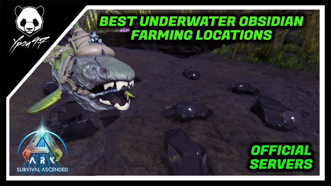 The Best Underwater Obsidian Spots In Astraeos | ARK: Survival Ascended - YouTube