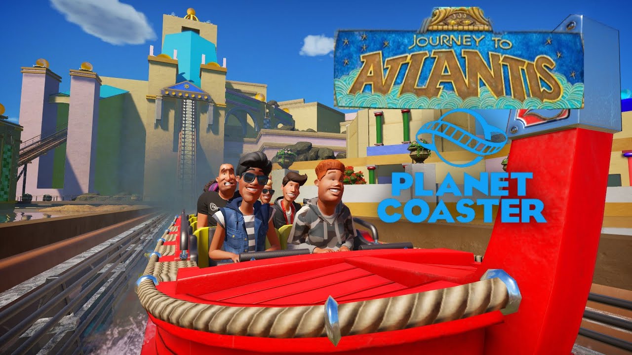 Journey To Atlantis | Off-Ride Views - SeaWorld Orlando (Planet Coaster ...