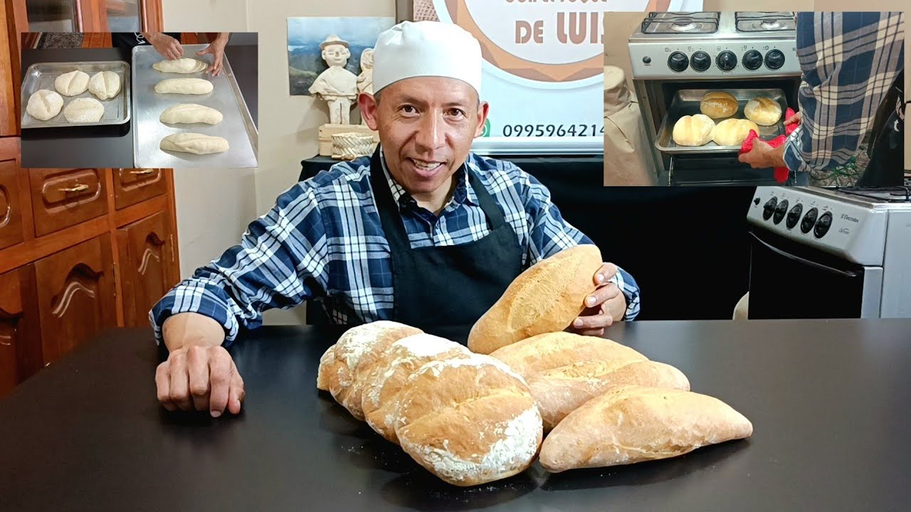 Pan tipo Francés y Bolillo con (con el toque de Luis) en horno de ...