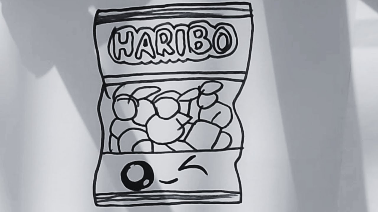 How to draw Haribo Chips || step by step Drawing - YouTube