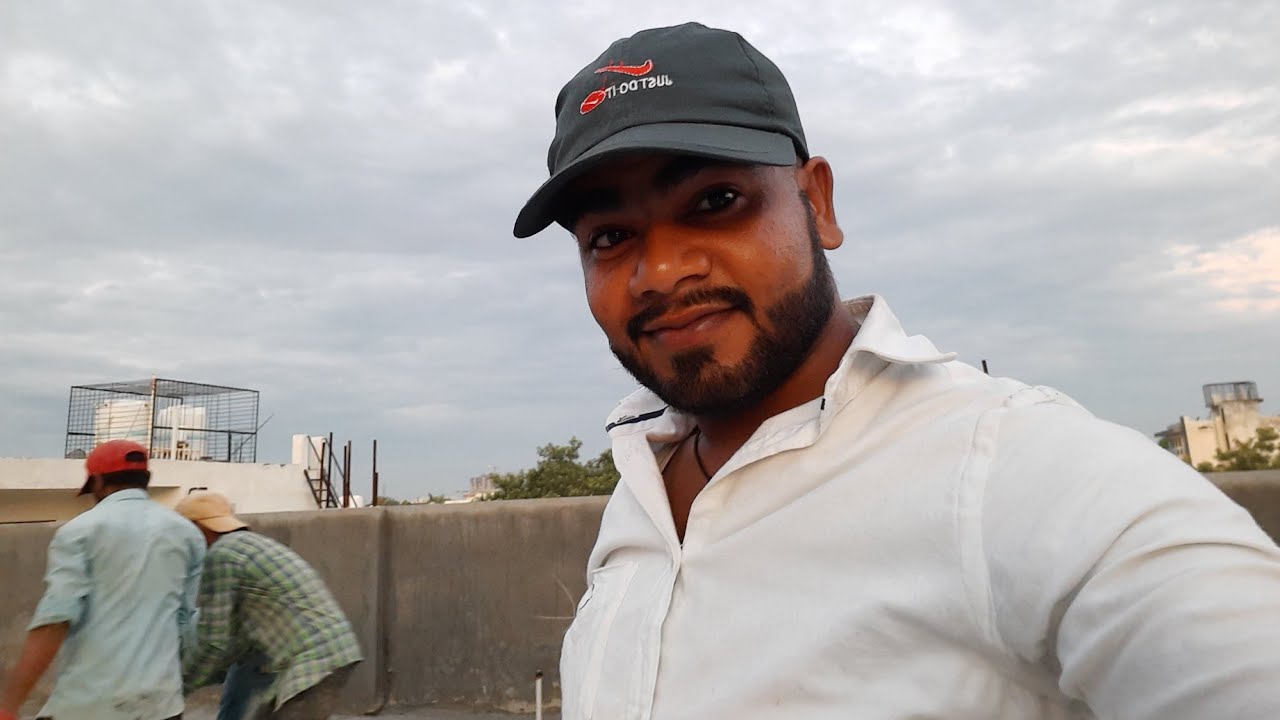 terrace floor pcc work for slope maintain.. - YouTube