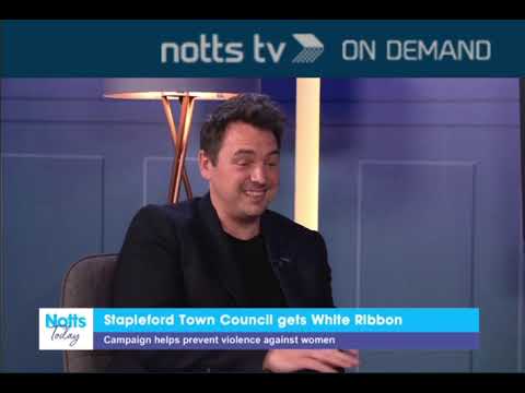 Councillor Richard MacRae on NottsTV, talking White Ribbon Campaign and ...