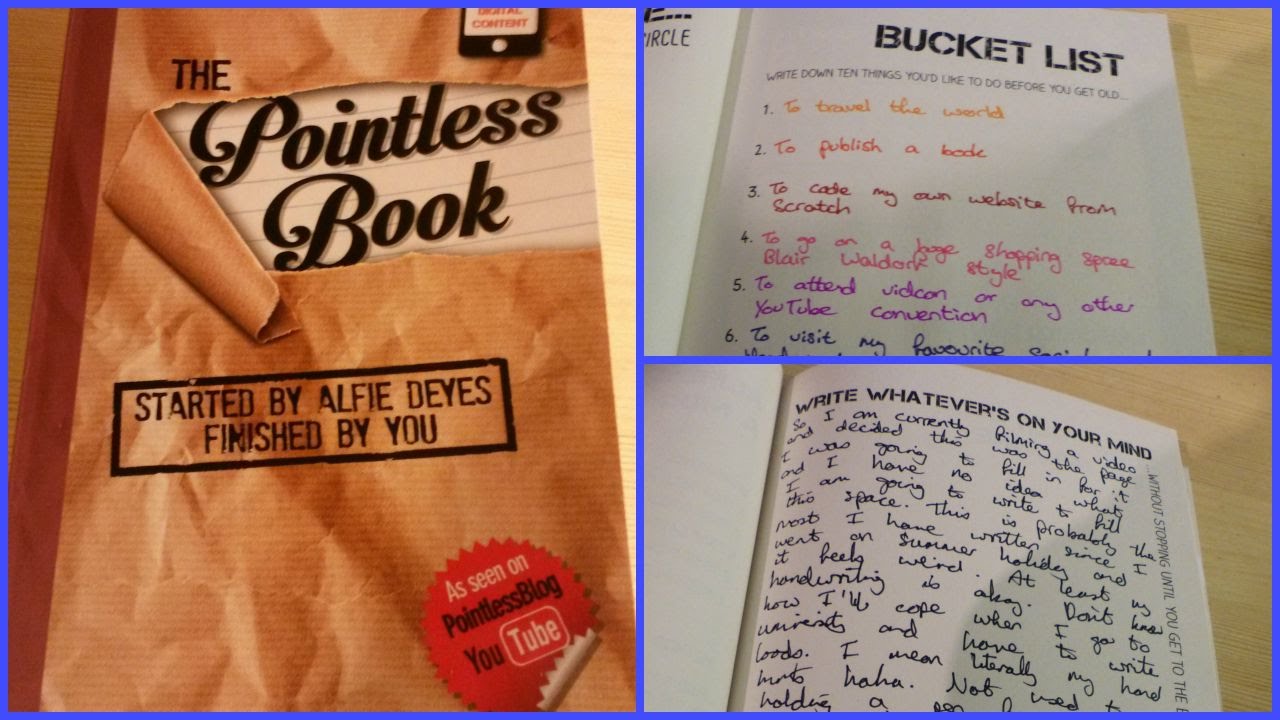 My Bucket List And Random Thoughts Pages 15 And 55 The Pointless Book YouTube my-bucket-list-and-random-thoughts-pages-15-and-55-the-pointless-book-youtube