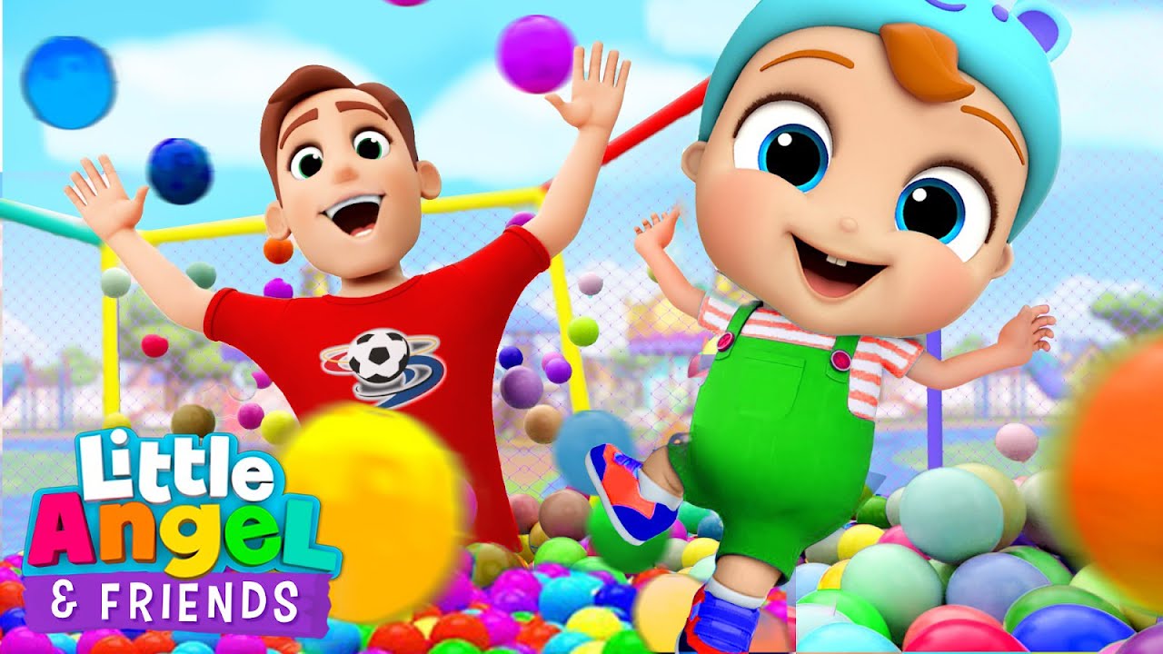 At The Playground! | Little Angel And Friends Kid Songs - YouTube