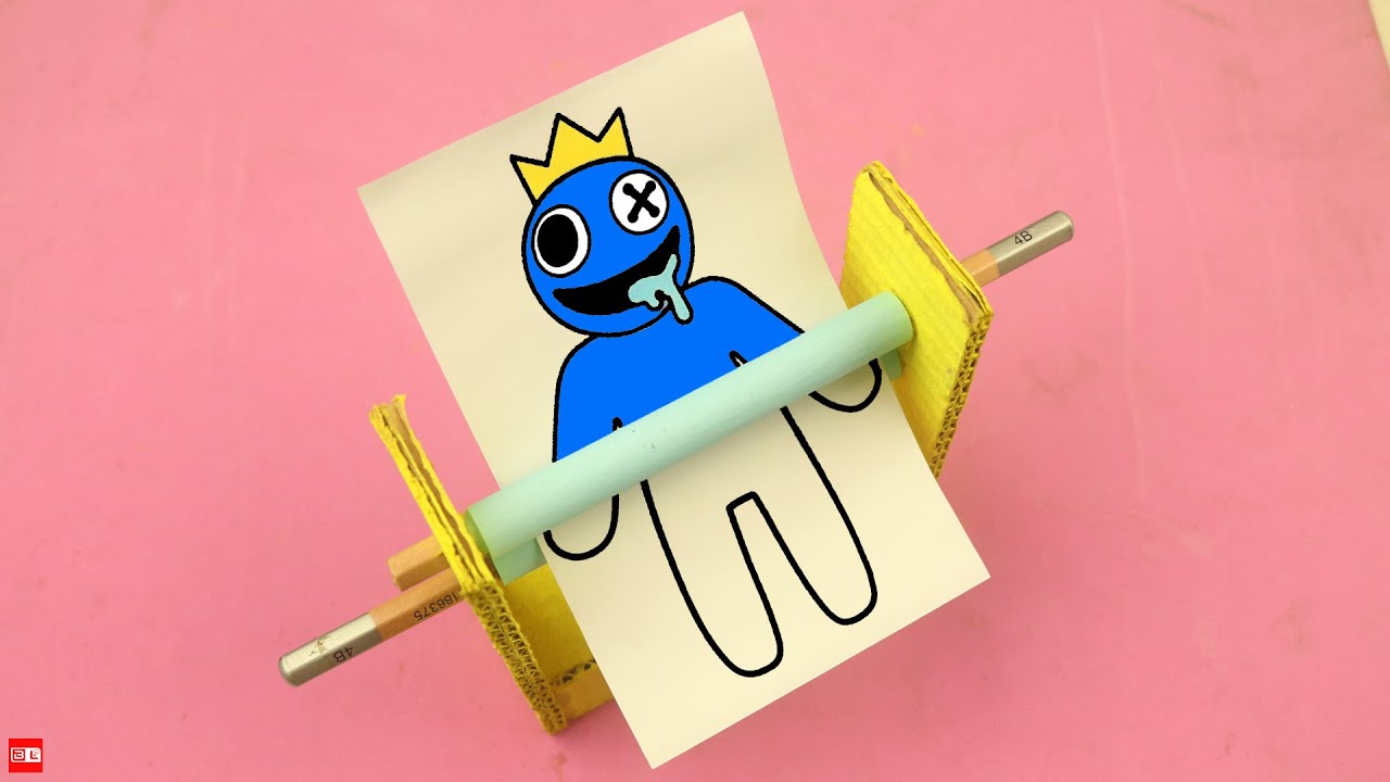 How to Make Rainbow Friends Blue Printer Machine at Home - YouTube