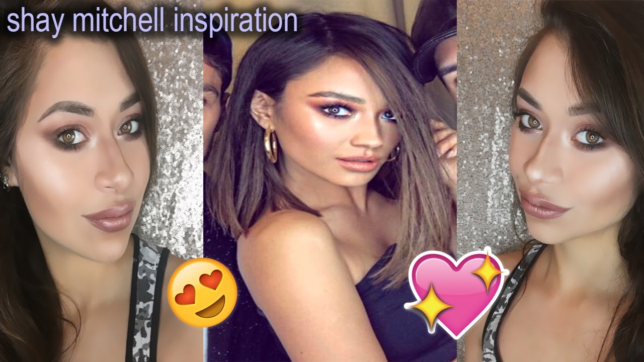 Shay Mitchell inspiration -makeup tutorial - YouTube
