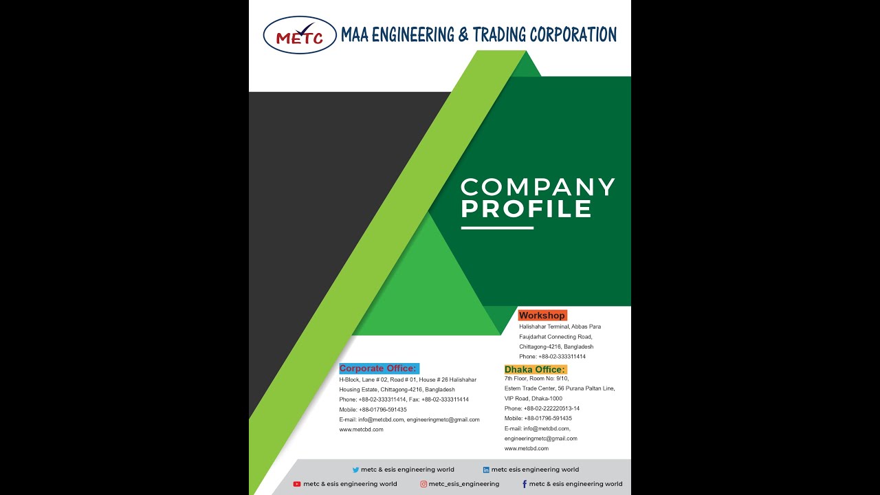 Company Profile of Maa Engineering & Trading Corporation - YouTube