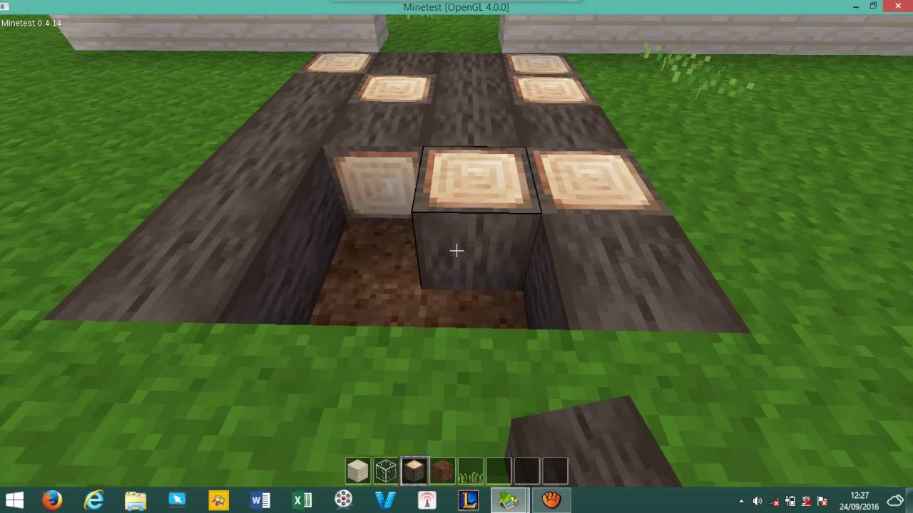 como hacer una casa moderna en minetest - YouTube