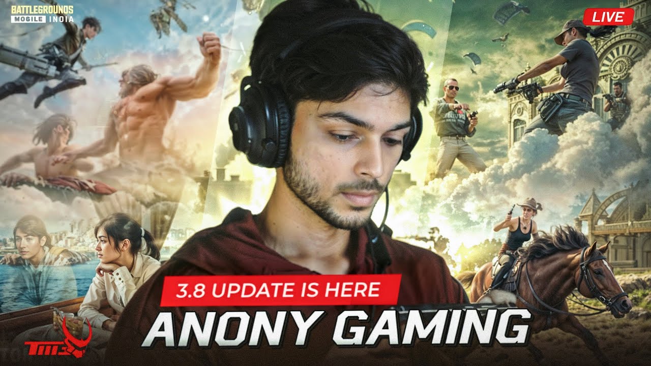 New 3.8 Update Is Here | Anony Gaming is Live - YouTube