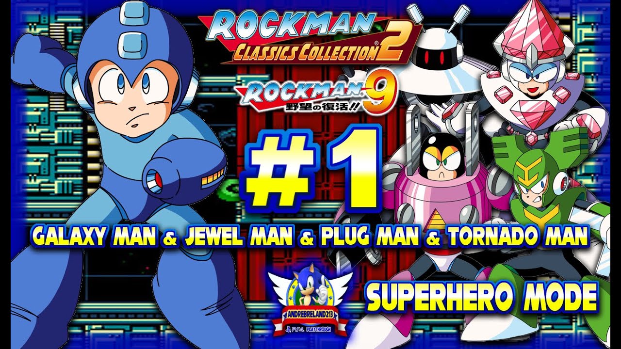 Rockman Classics Collection 2 PS4 (1080p) - Rockman 9 Part 1 Superhero ...