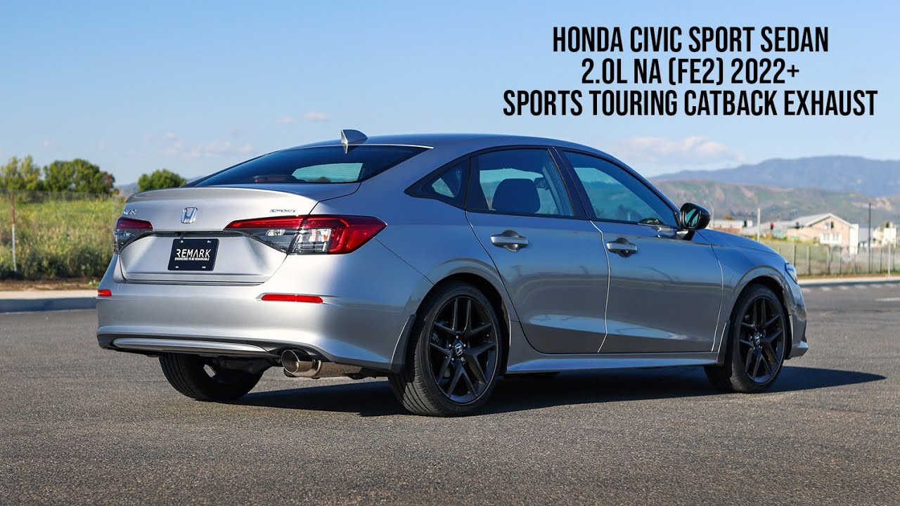 REMARK Sports Touring Catback Exhaust - Honda Civic Sport Sedan 2.0L NA ...