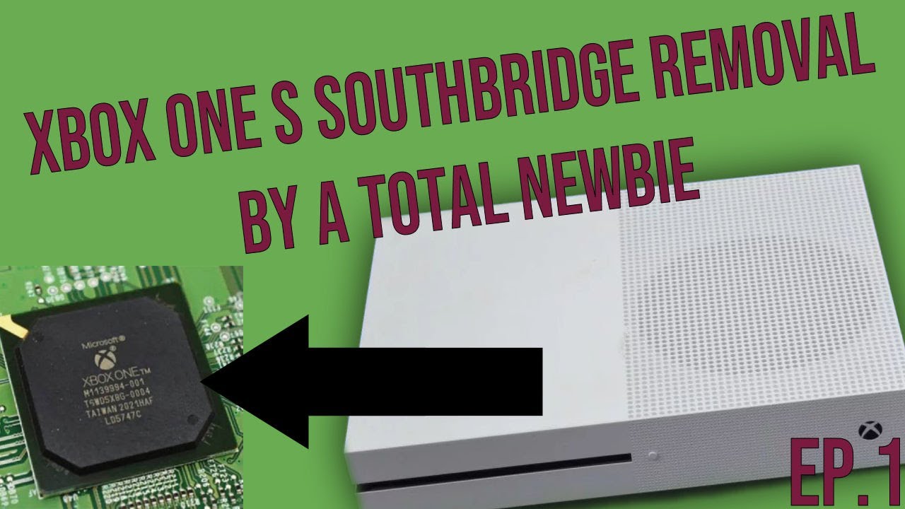 Newbie Tries desoldering | Xbox one s southbridge removal ep1 - YouTube