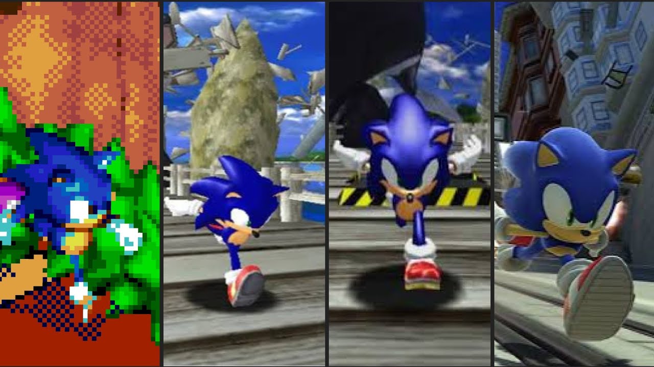 Evolution of 3D Sonic Games: First Levels (1996-2022) - YouTube