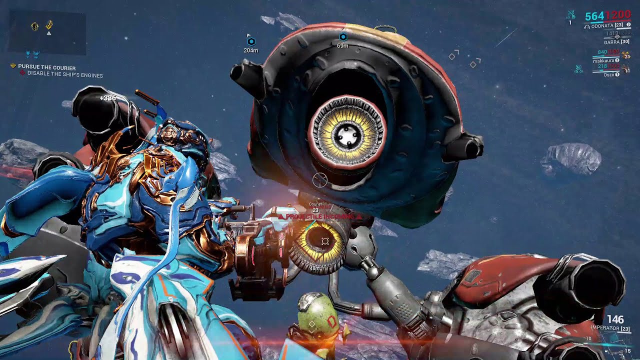 Warframe - Misión de Persecución con la Archwing Odonata en Saturno ...