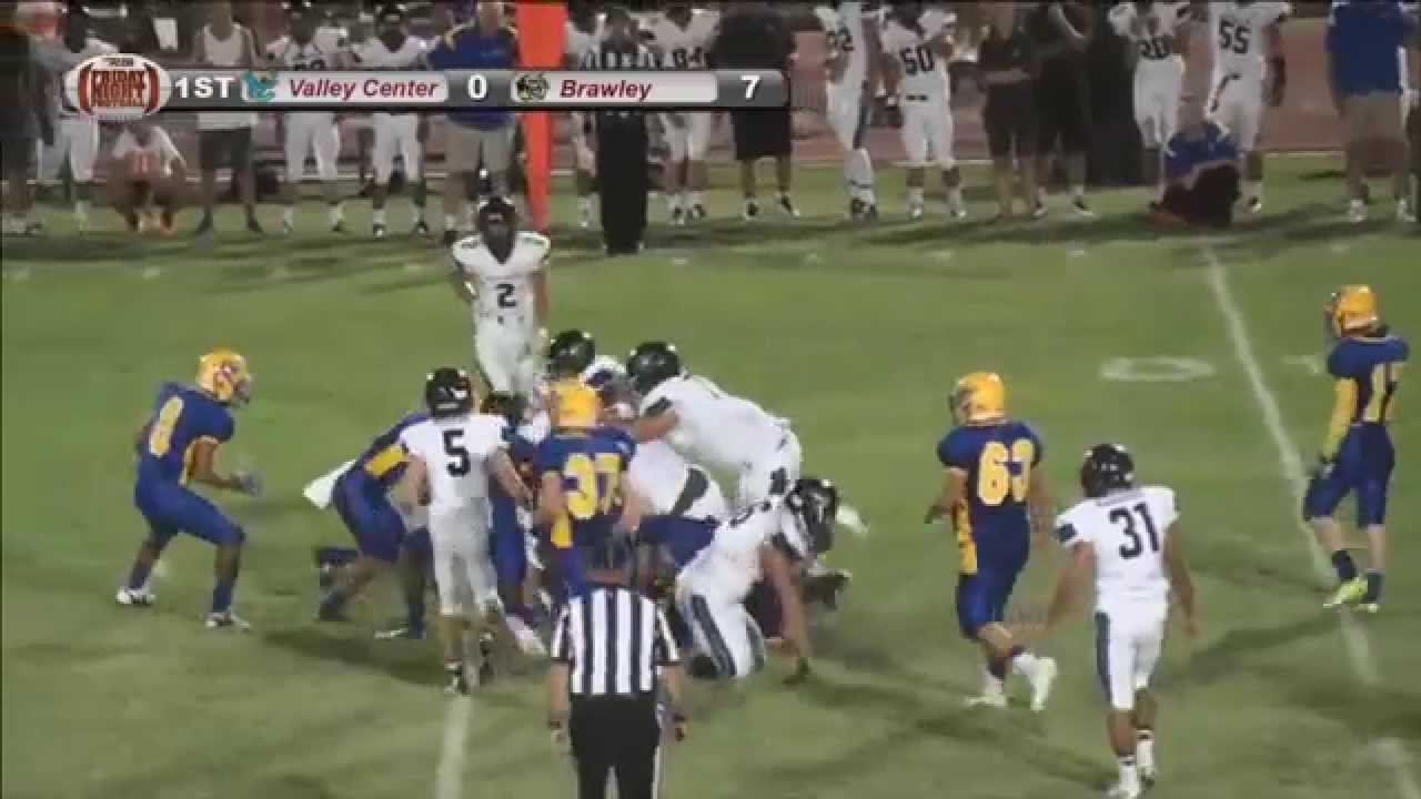 Highlights from Brawley vs. Valley Center football game - YouTube