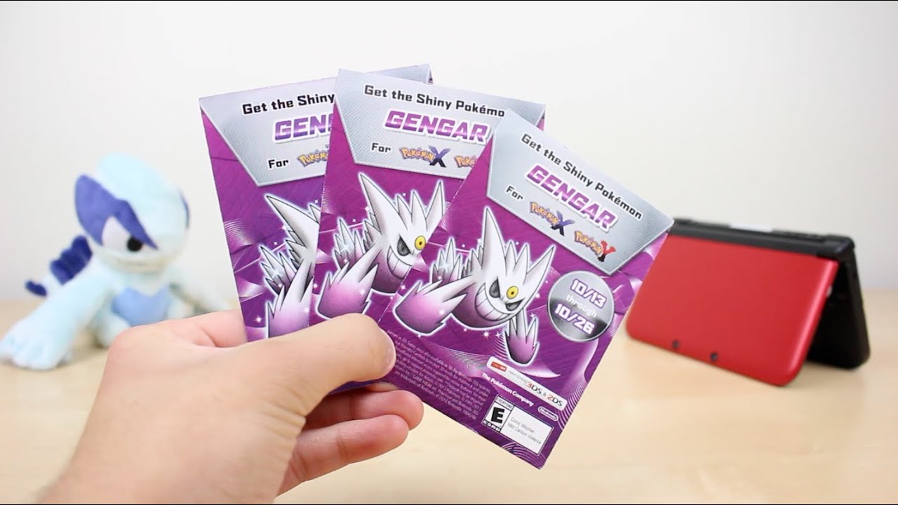 GameStop Shiny Gengar Pokemon Event! - YouTube
