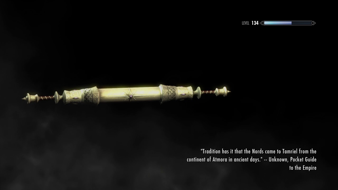 Skyrim elder scroll loading screen - YouTube