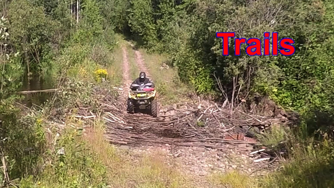 Long Epic ATV Ride 2 Can Am exploring trails Northwestern Ontario - YouTube