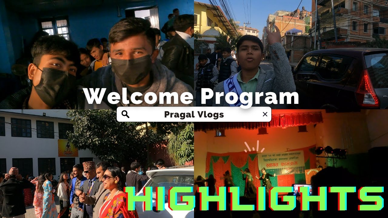 Class 11 Welcome Program Vlogs | Padmodaya Secondary School | Pragal Vlogs - YouTube