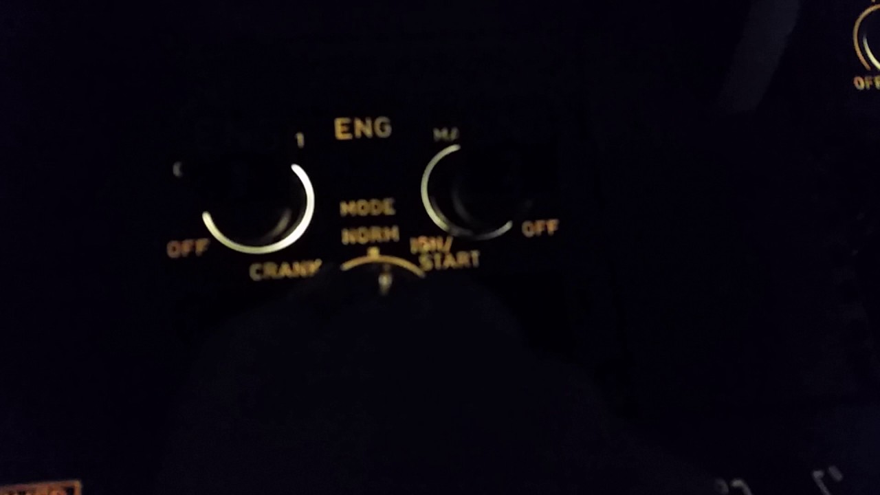 A320 Engine start switch to IGN/Start - YouTube