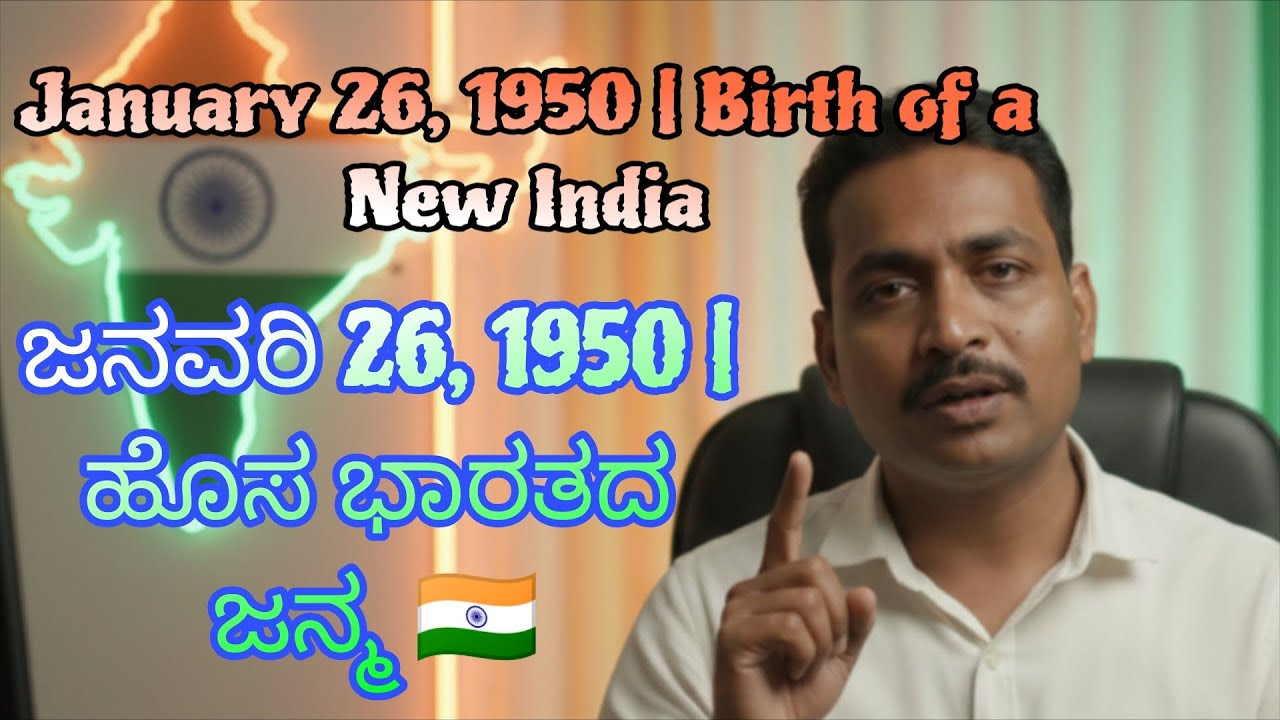 January 26, 1950 | Birth of a New Indiaಜನವರಿ 26, 1950 | ಹೊಸ ಭಾರತದ ಜನ್ಮ ...