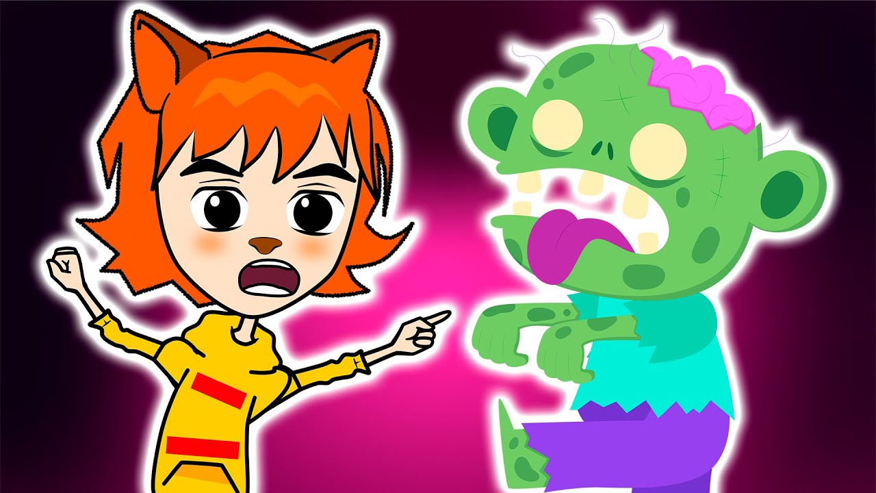 Five Little Zombies Jumping On The Grave🧟 - Nursery Rhymes & Kids Songs ...