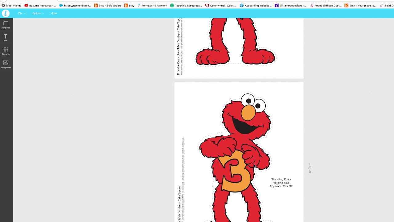 ELMO Centerpiece Display - YouTube