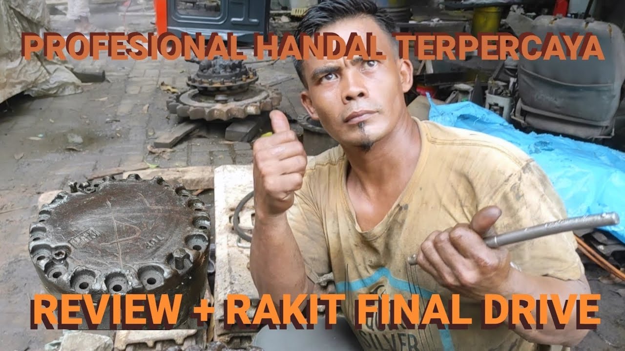PROSES PERAKITAN FINAL DRIVE ASSY KOMATSU PC 200-7 - YouTube