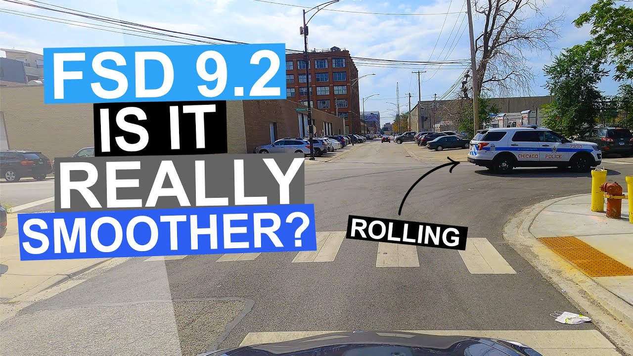 Is FSD Beta 9.2 Really Smoother? | Police, Stops, Road Closed | 2021.12 ...