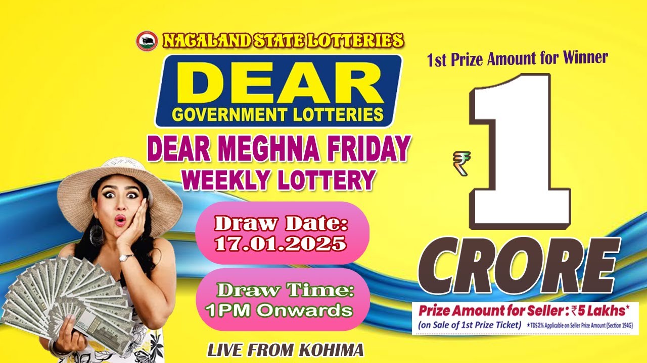 DEAR MEGHNA FRIDAY WEEKLY DEAR 1 PM ONWARDS DRAW DATE 17.01.2025 DEAR ...