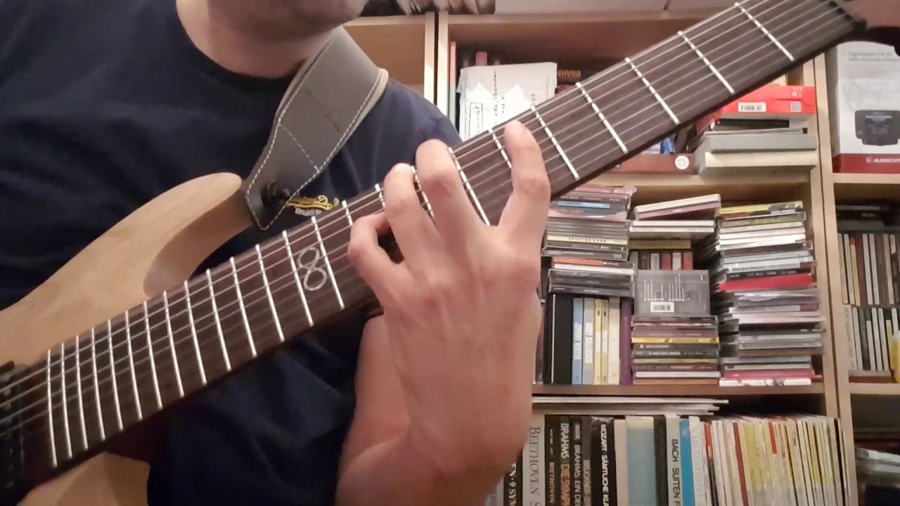 Jazz on a 8-string Guitar Chapman ML1-8 RS Rob Scallon - YouTube